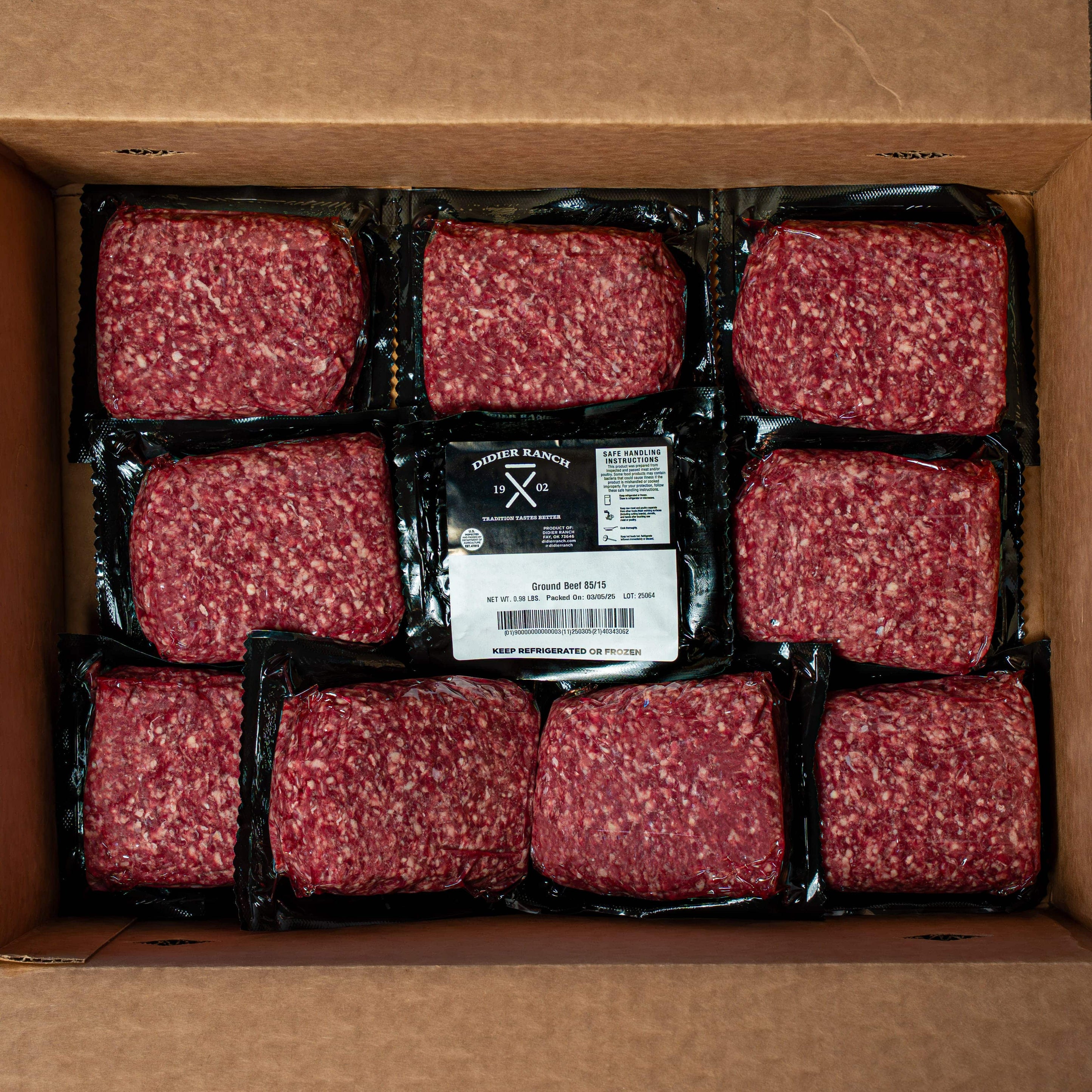 Premium Ground Beef Boxes – Didier Ranch